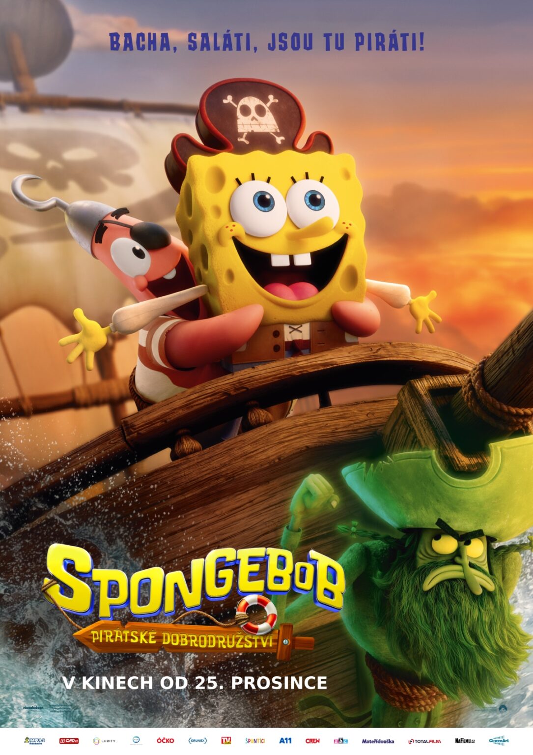 SpongeBob láká na Pirátské dobrodružství v novém traileru, v Zátiší ...